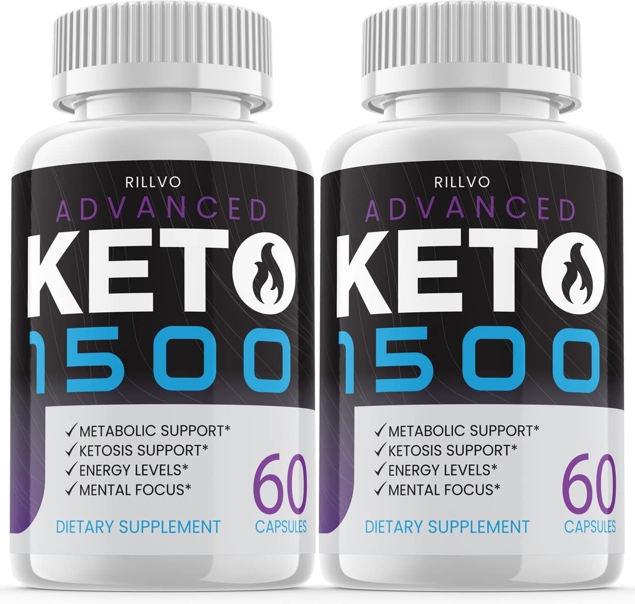 Avenura 2 Pack Advanced Keto 1500, Ketogenic Formula, 120 Capsules ...
