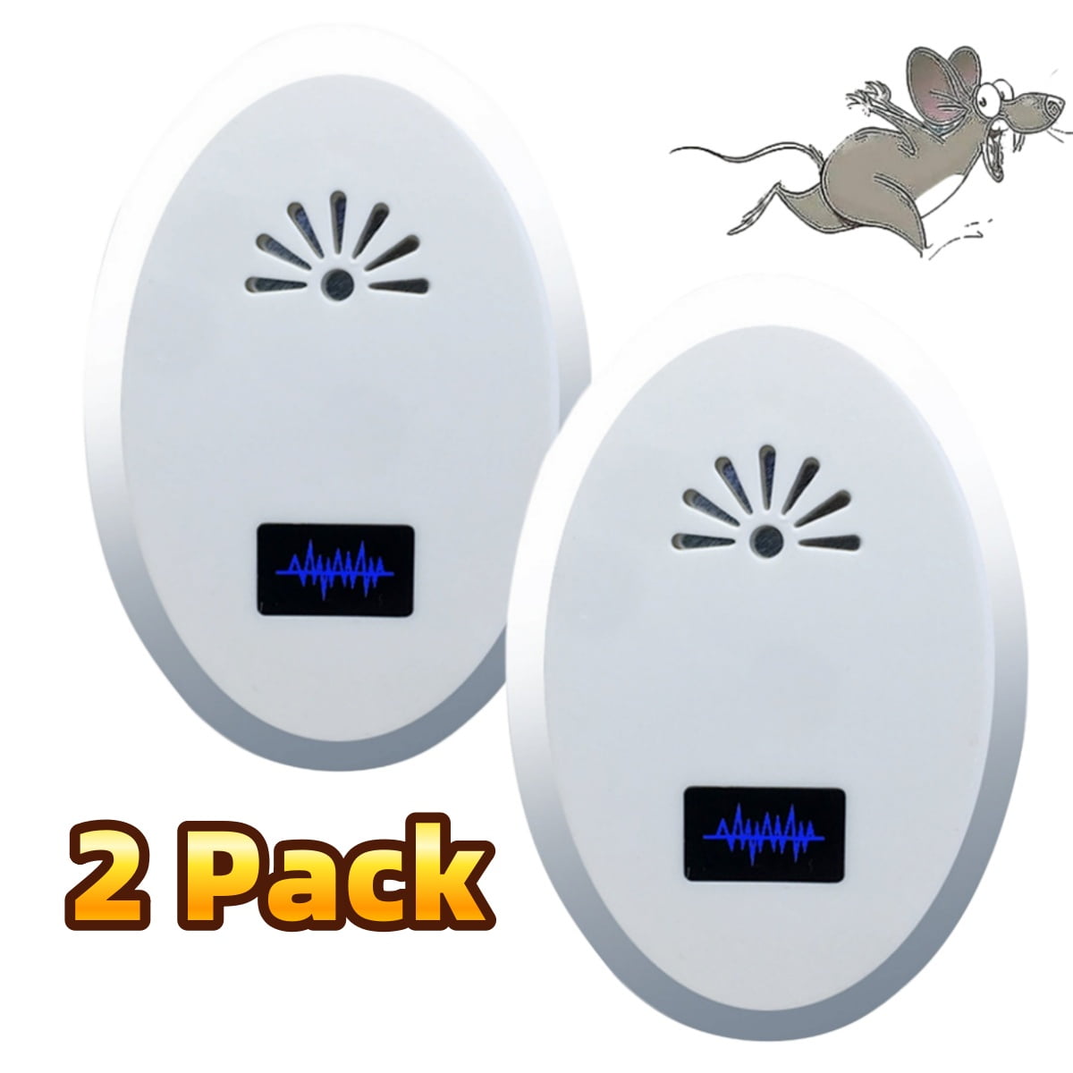 2 Pack Advanced Pest Repellent Plug in - Mouse & Rat Deterrent for Home ...