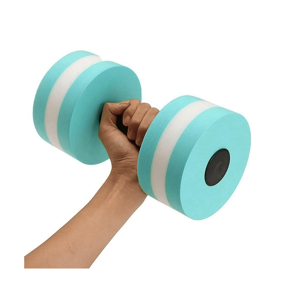 2 Pack Aerobics Foam Dumbbells, Water Exercise Dumbbells, Swimming ...