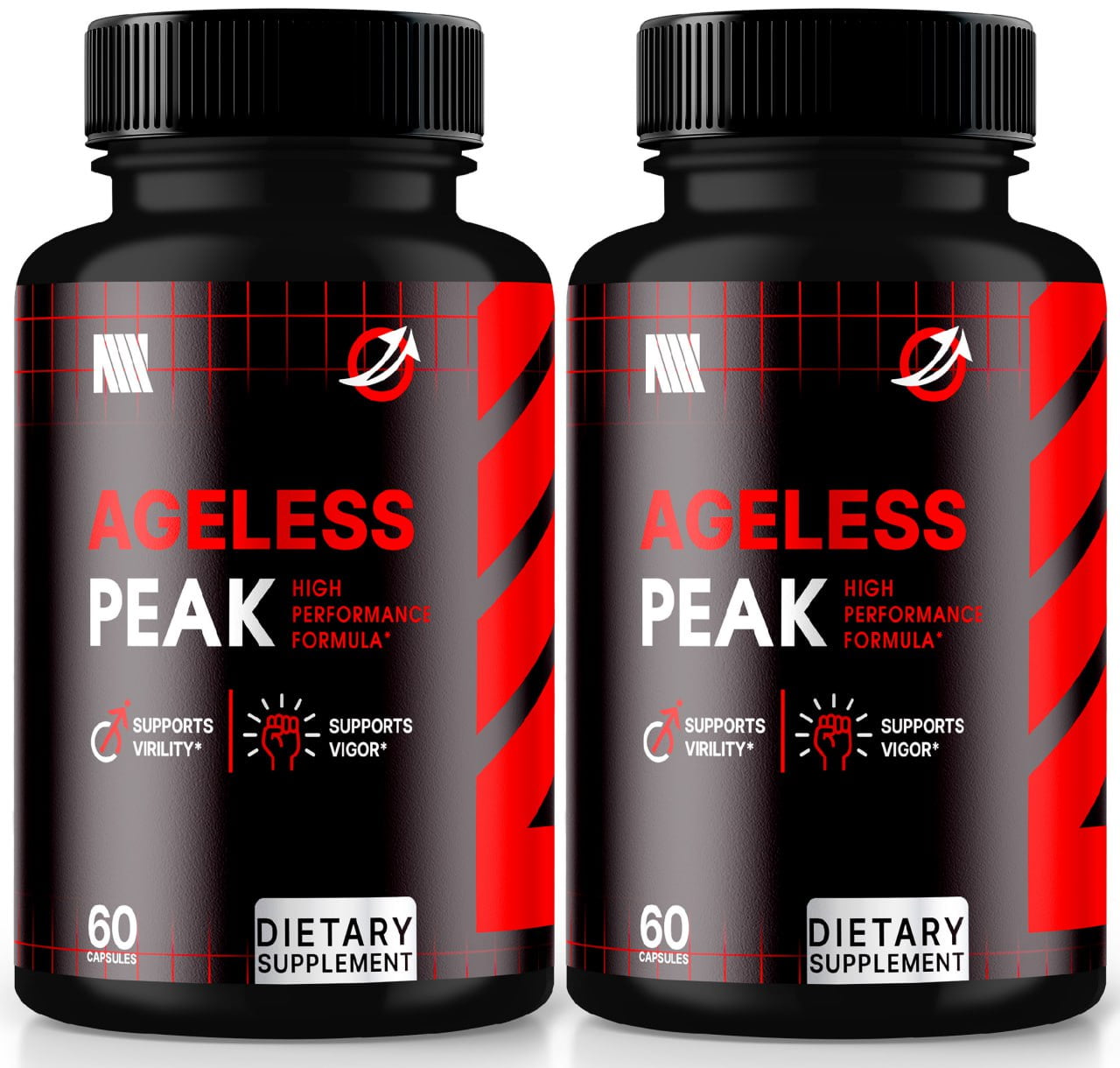 (2 Pack) Ageless Peak Pills, Dietary Supplement, Complete Daily Formula ...