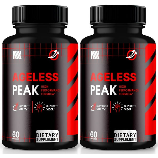 (2 Pack) Ageless Peak Pills, Dietary Supplement, Complete Daily Formula ...