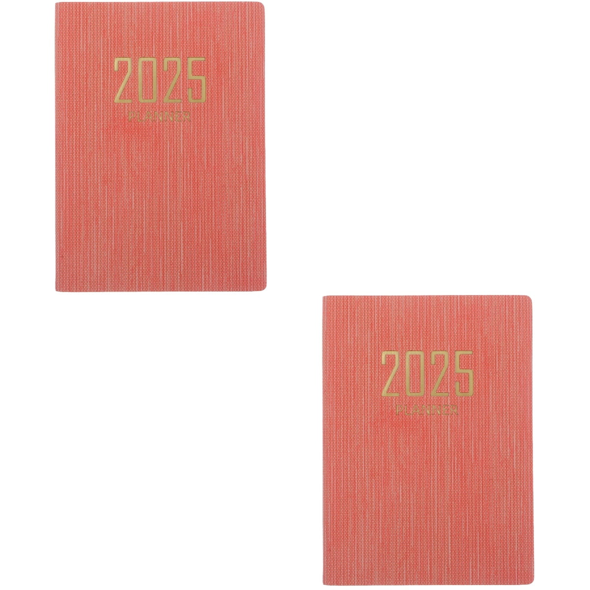 2 Pack Agenda Book Journal Calendar Notebook Day Shopping Campus Pink ...