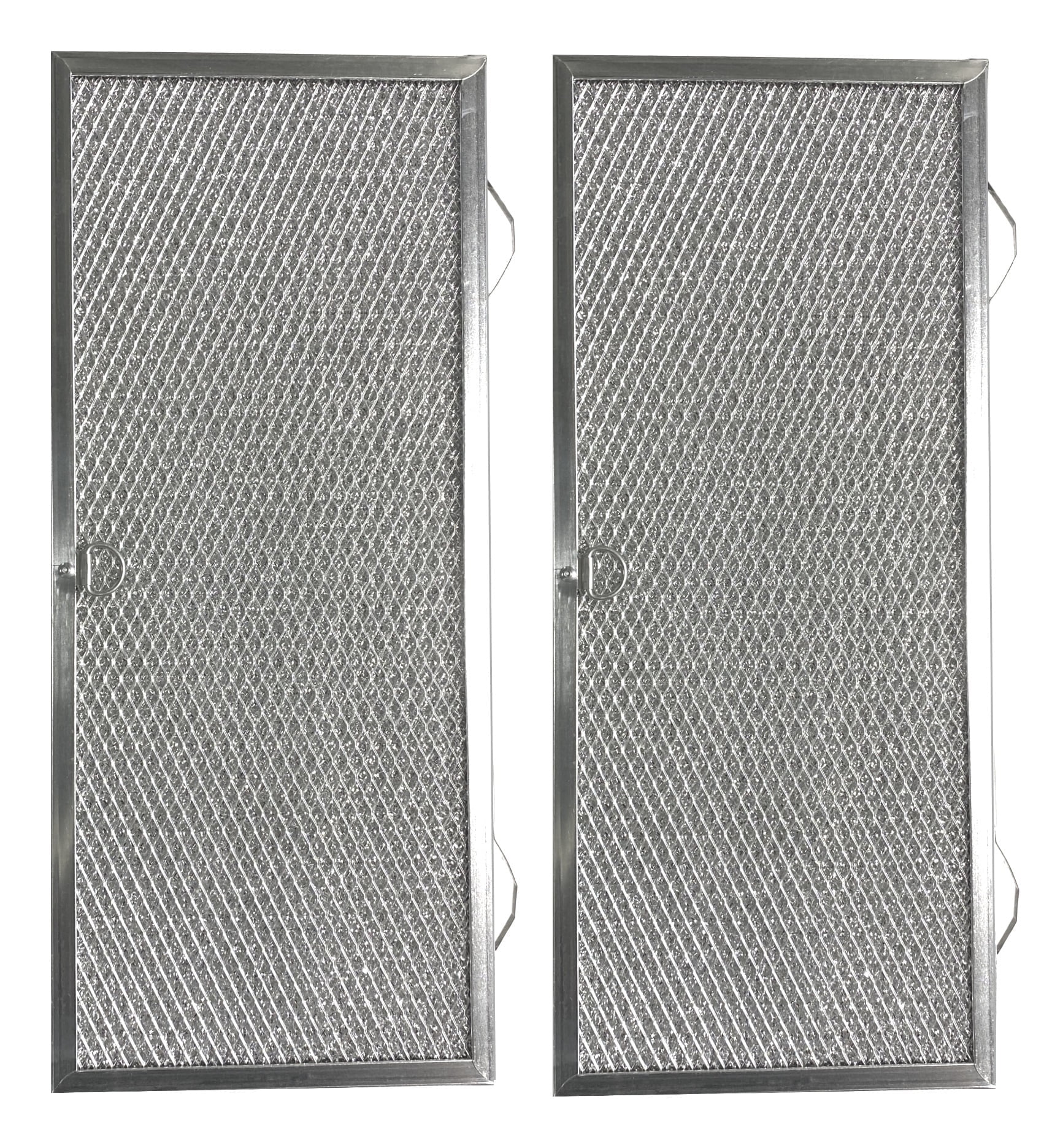 Air Filter Factory 2-Pack, 7 x 16-1/2 x 3/8, Aluminum Grease Filters ...