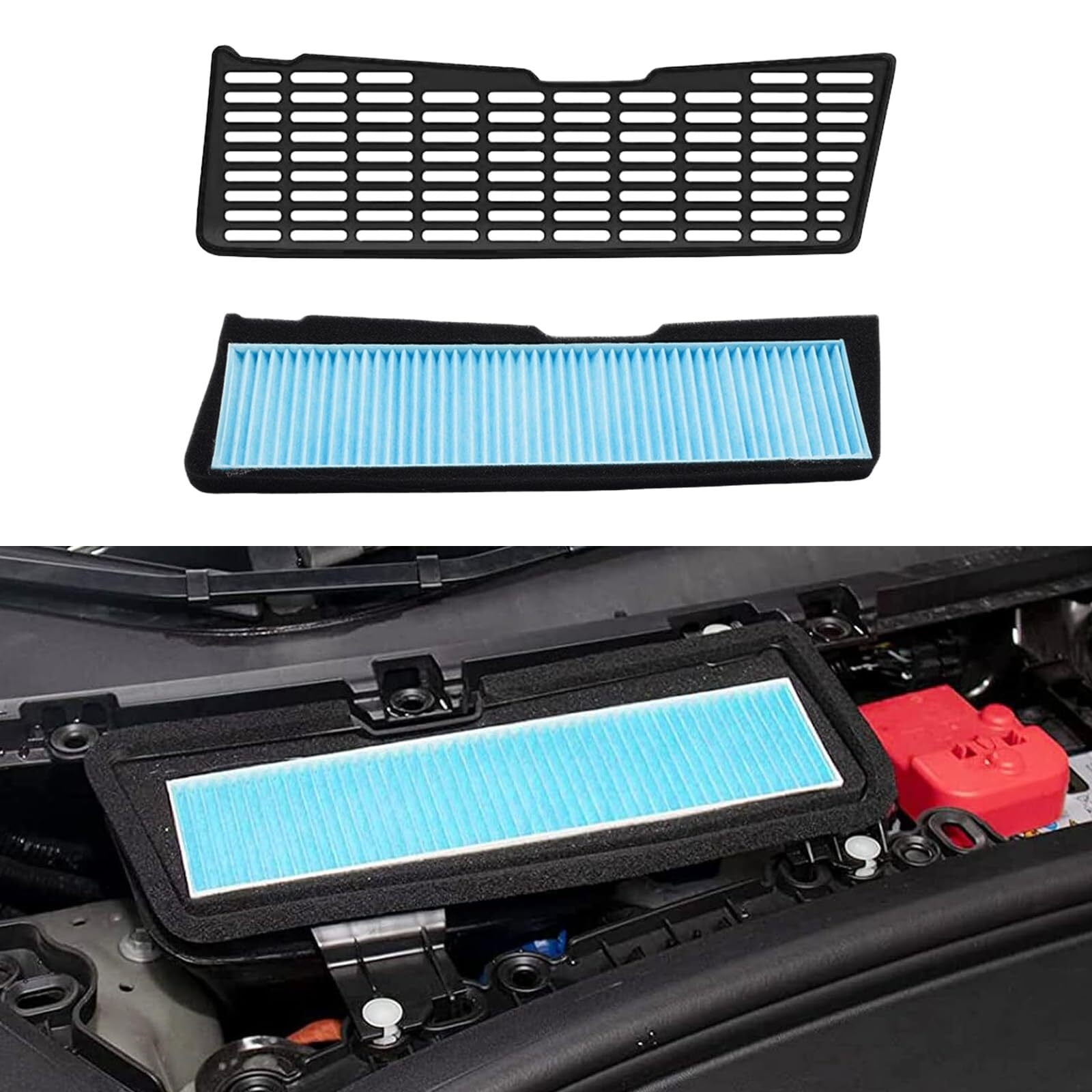 2 Pack Air Filter HEPA Replacement Accessories Compatible with Tesla ...