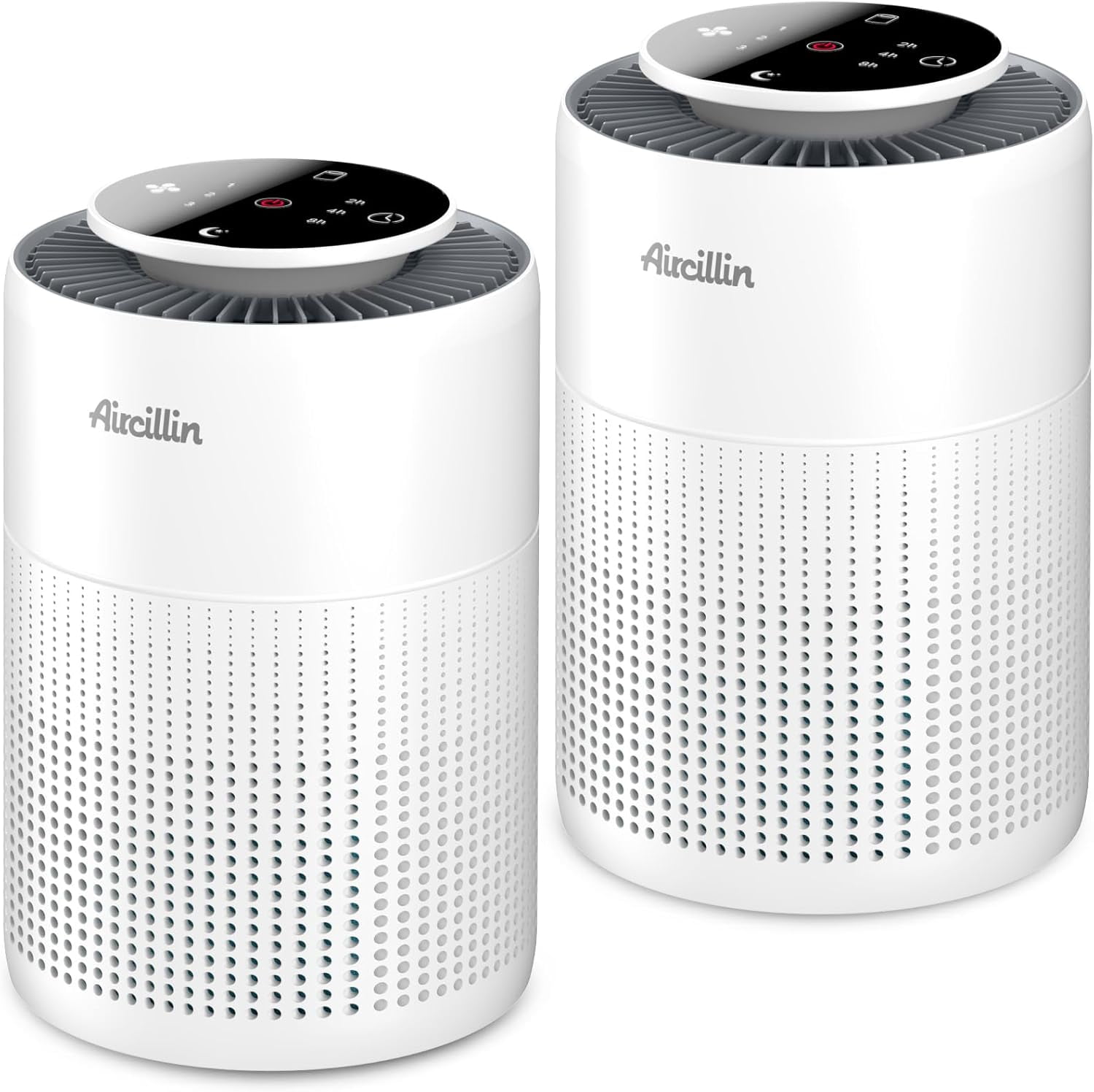 2 Pack Air Purifiers for Home Bedroom H13 True HEPA Air Filter Cleaner ...