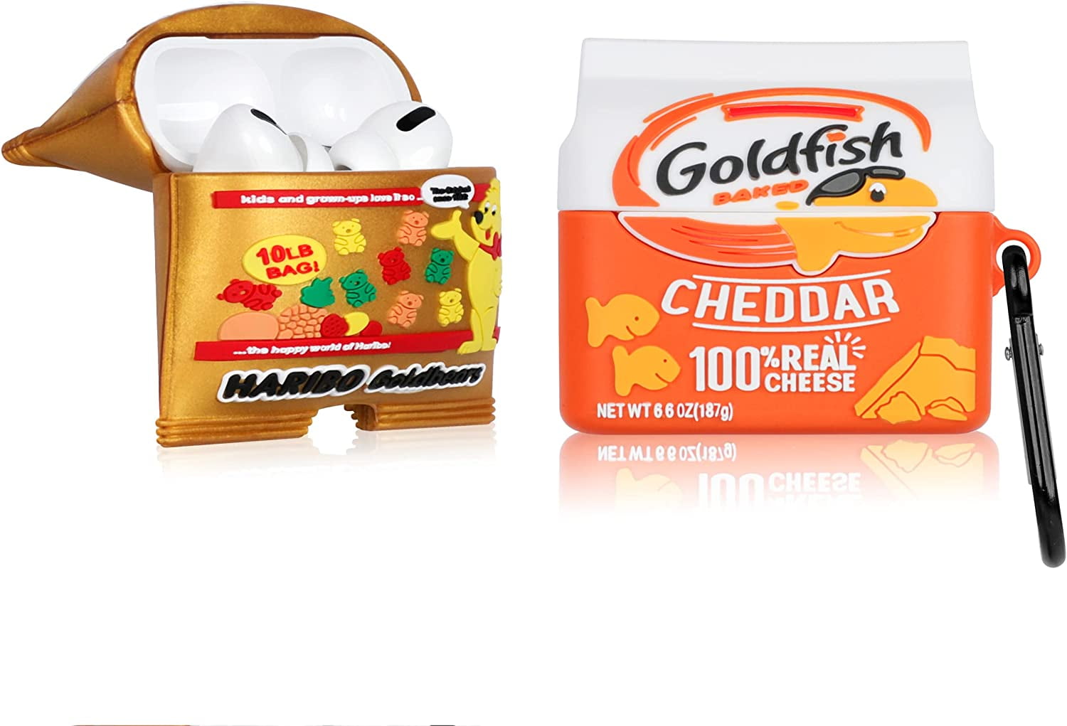 WindamazingStory Airpods Pro 3D Cartoon Earbud Case with Keychain, 2 ...