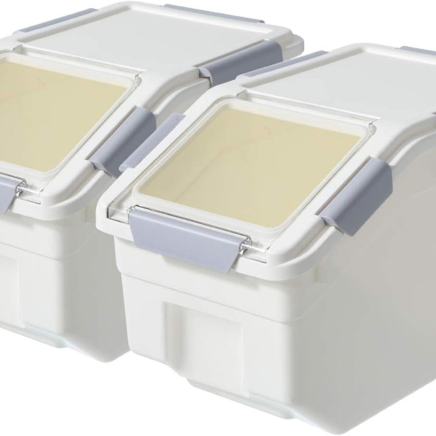 2 Pack Airtight Flour Storage Container With Scoop,Dry Food, Sugar ...