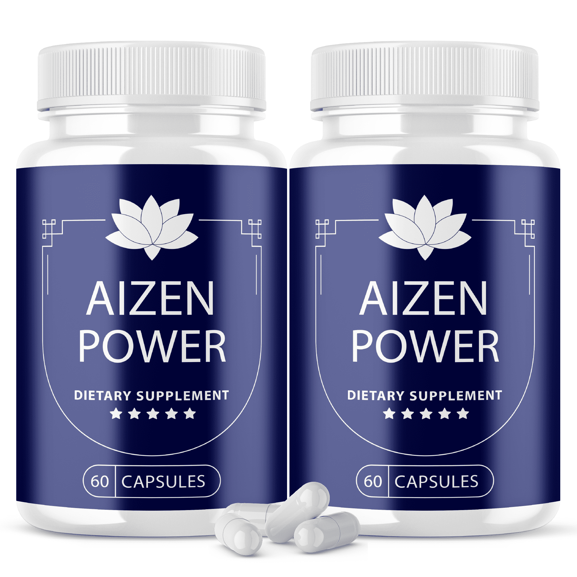 (2 Pack) Aizen Power for Men, 24 Hour Pills Plus Enhancment Supplement ...