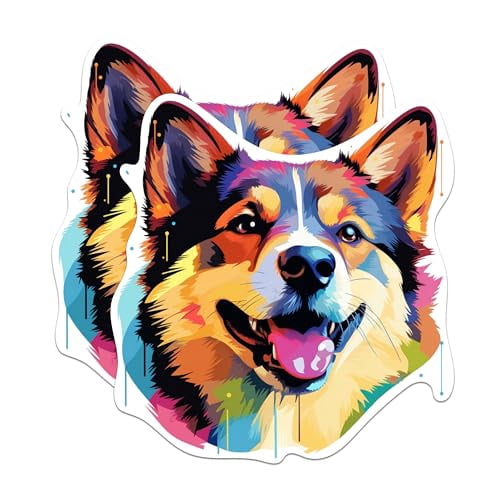 (2 Pack) Akita Dog Breed Magnets - 5 Inches On Longest Side - Choose ...