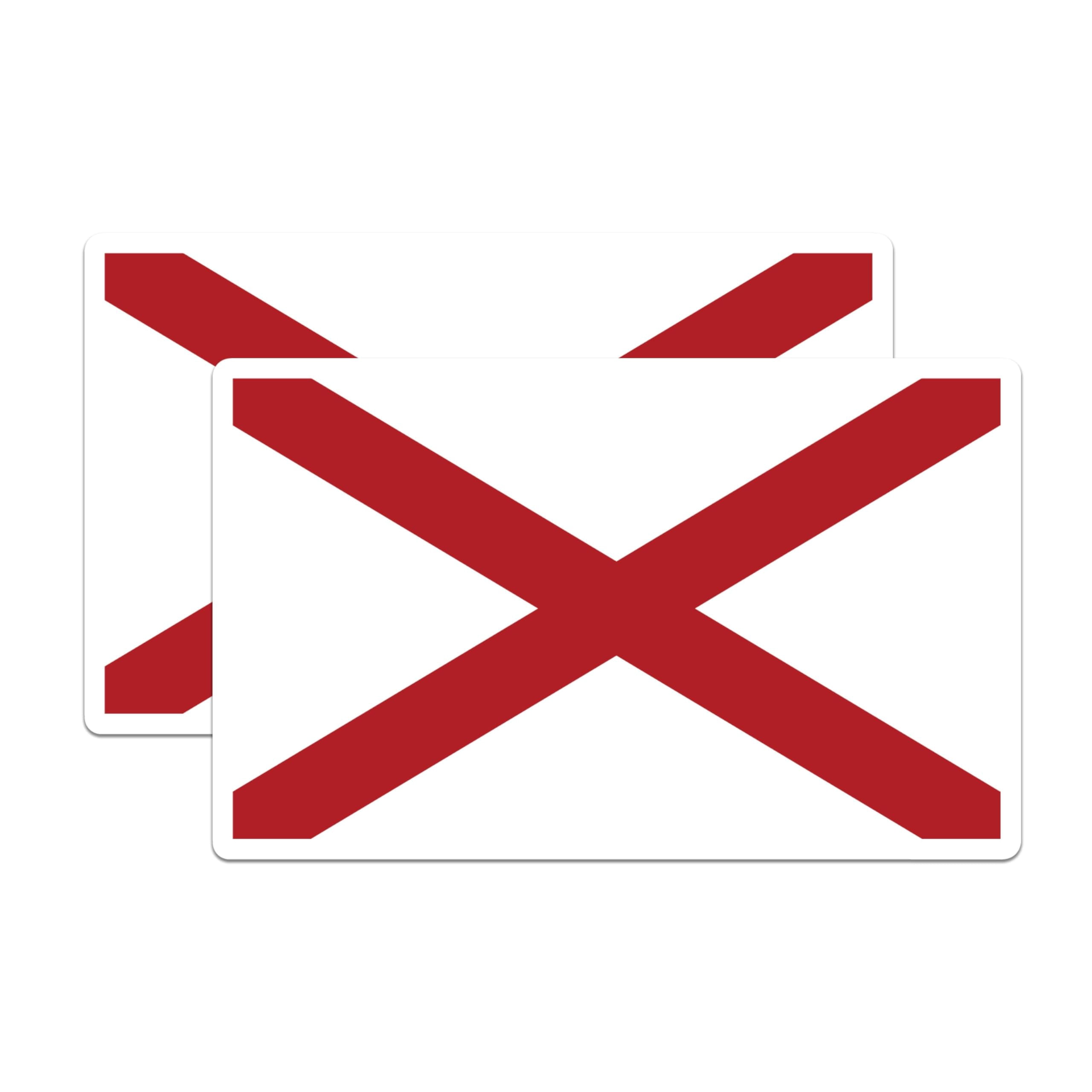 (2 Pack) Alabama State Flag Magnets - AL State Flag Magnet - Choose ...