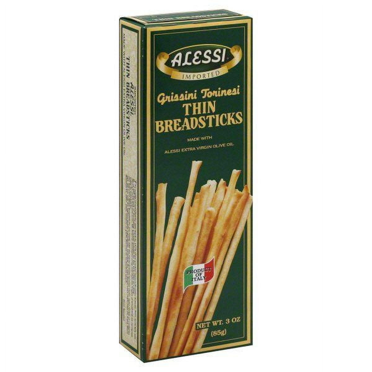 2 Pack - Alessi Thin Grissini Torinesi Breadsticks - 3 oz Packaging may ...