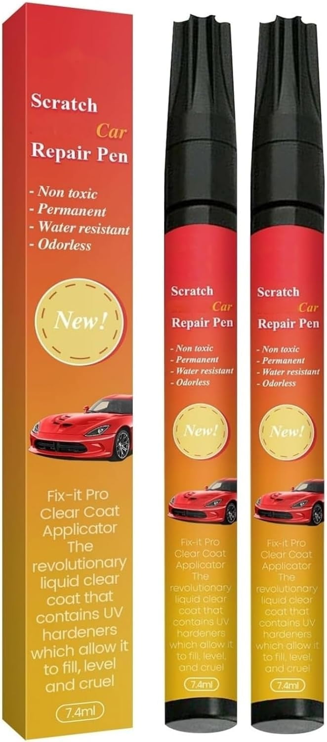 2-Pack All Cars Magic Scratch Remover Pen - Weatherproof Touch-Up Paint ...