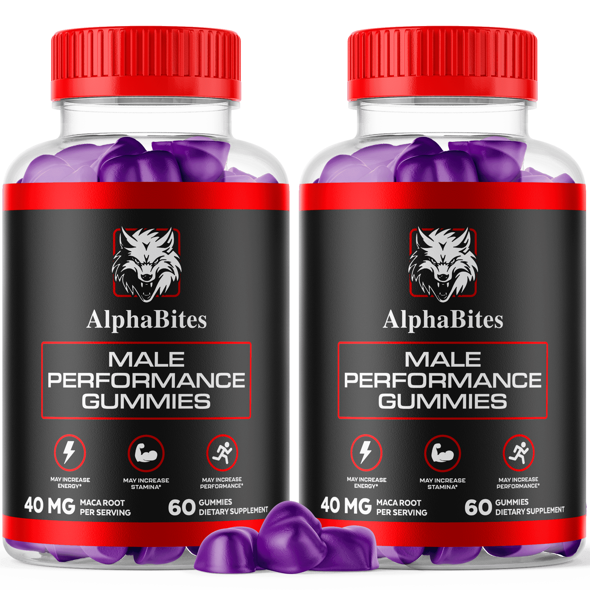 (2 Pack) Alpha Bites Gummies for Men Advanced Formula Vitamin ...
