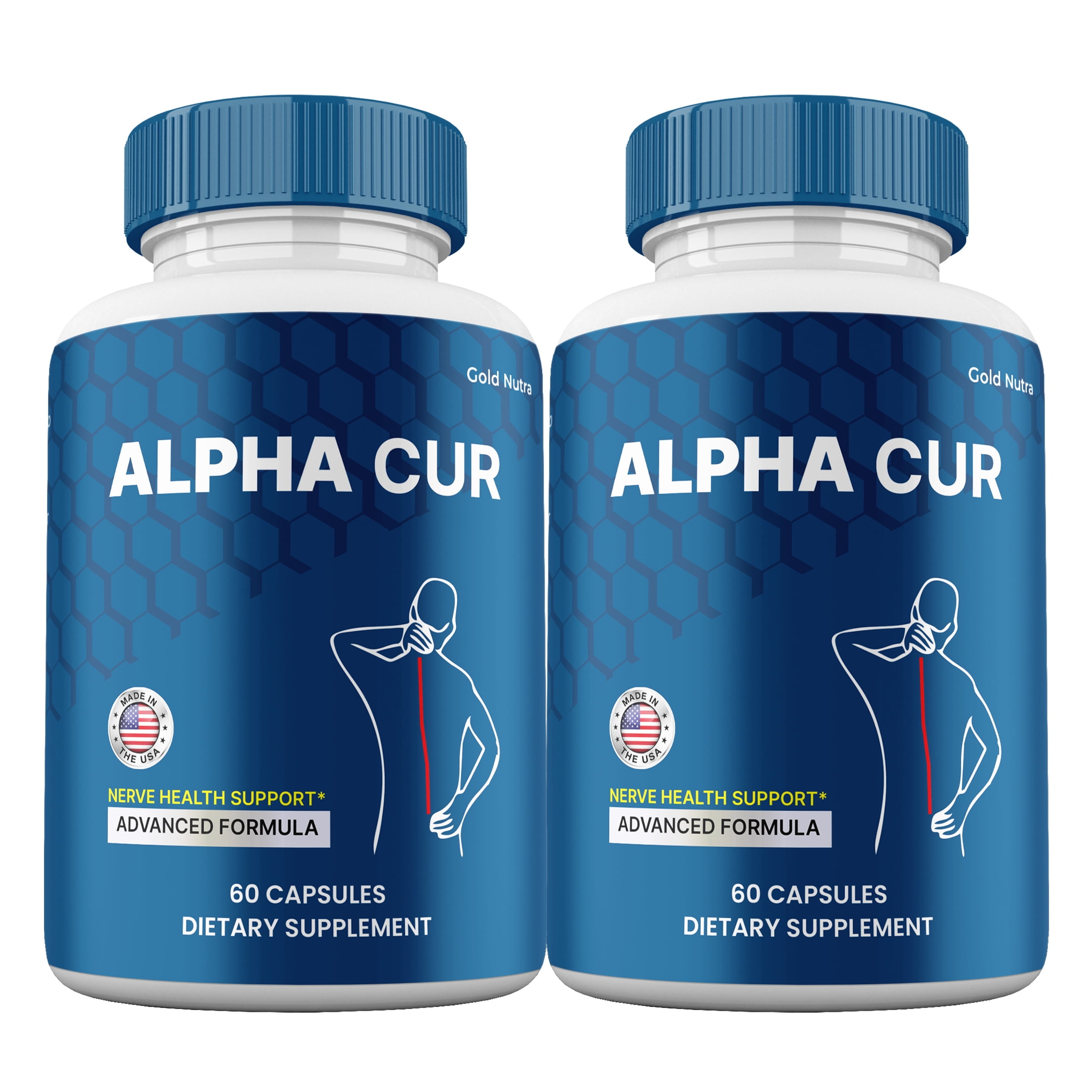 (2 Pack) Alpha Cur Capsules, AlphaCur Supplement for Nerve Health, Advanced Maximum Strength ...