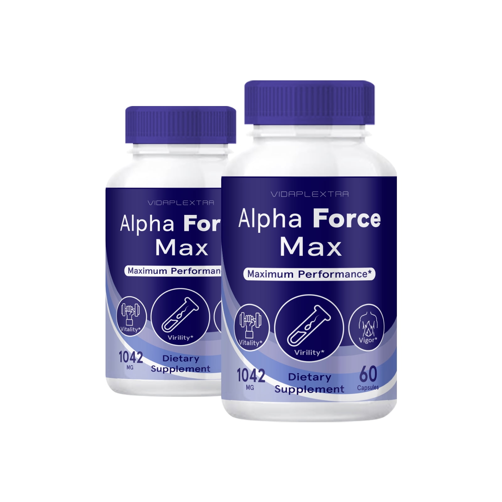 (2 Pack) Alpha Force Max Capsules - Alpha Force Max Male Capsules ...