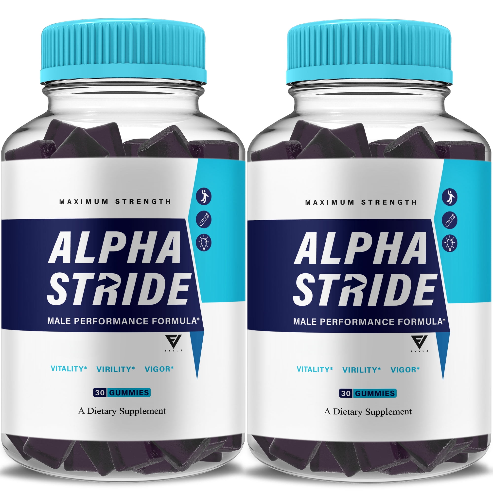 (2 Pack) Alpha Stride Performance Gummies, AlphaStride Support (2 Month Supply) - Walmart.com