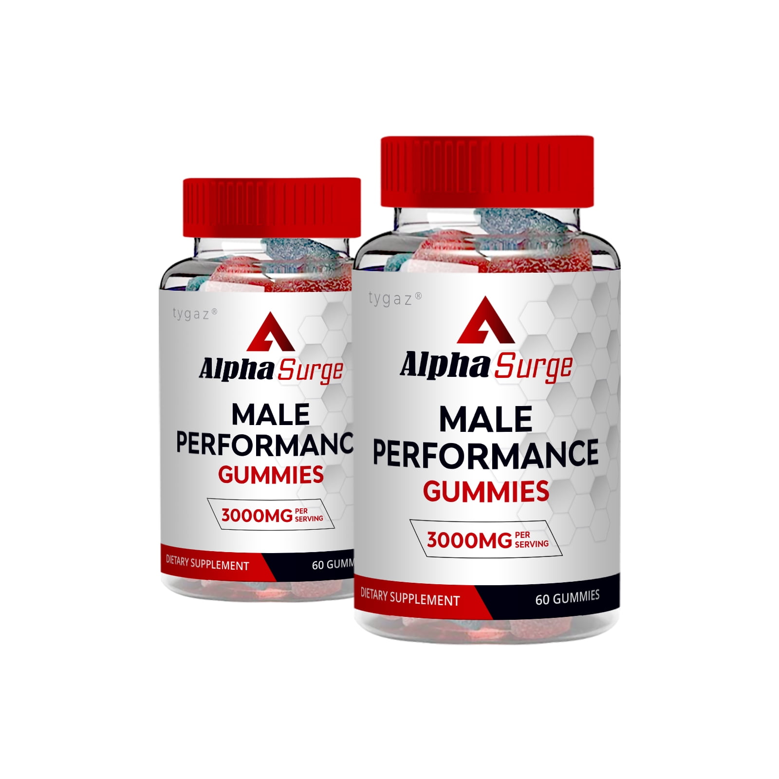 (2 Pack) Alpha Surge - AlphaSurge Gummies For Men - Walmart Business Supplies