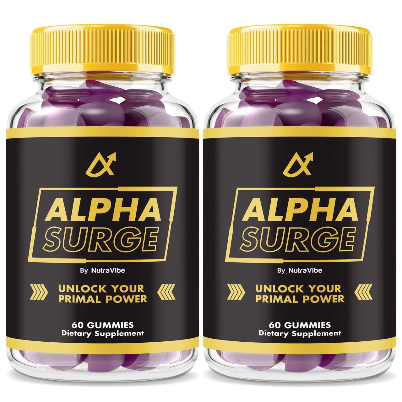 (2 Pack) Alpha Surge Gummies – Official AlphaSurge All-Natural Pre ...