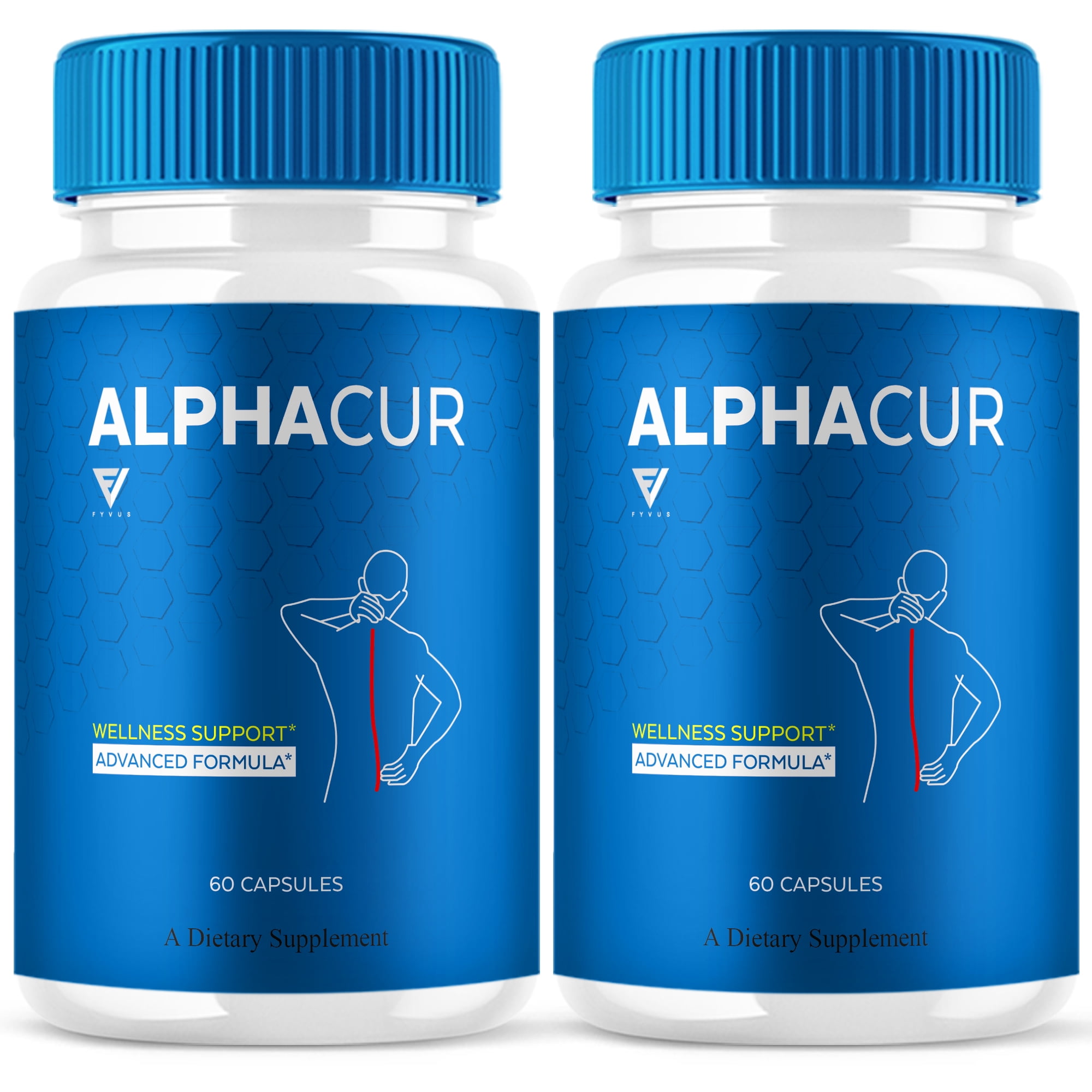 (2 Pack) AlphaCur Nerve Relief Capsules, Alpha Cur Nerve Health (120 ...