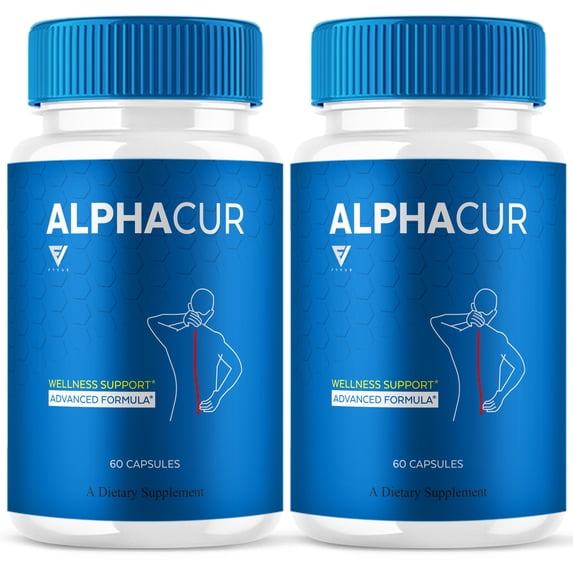 (2 Pack) AlphaCur Nerve Relief Capsules, Alpha Cur Nerve Health (120 ...