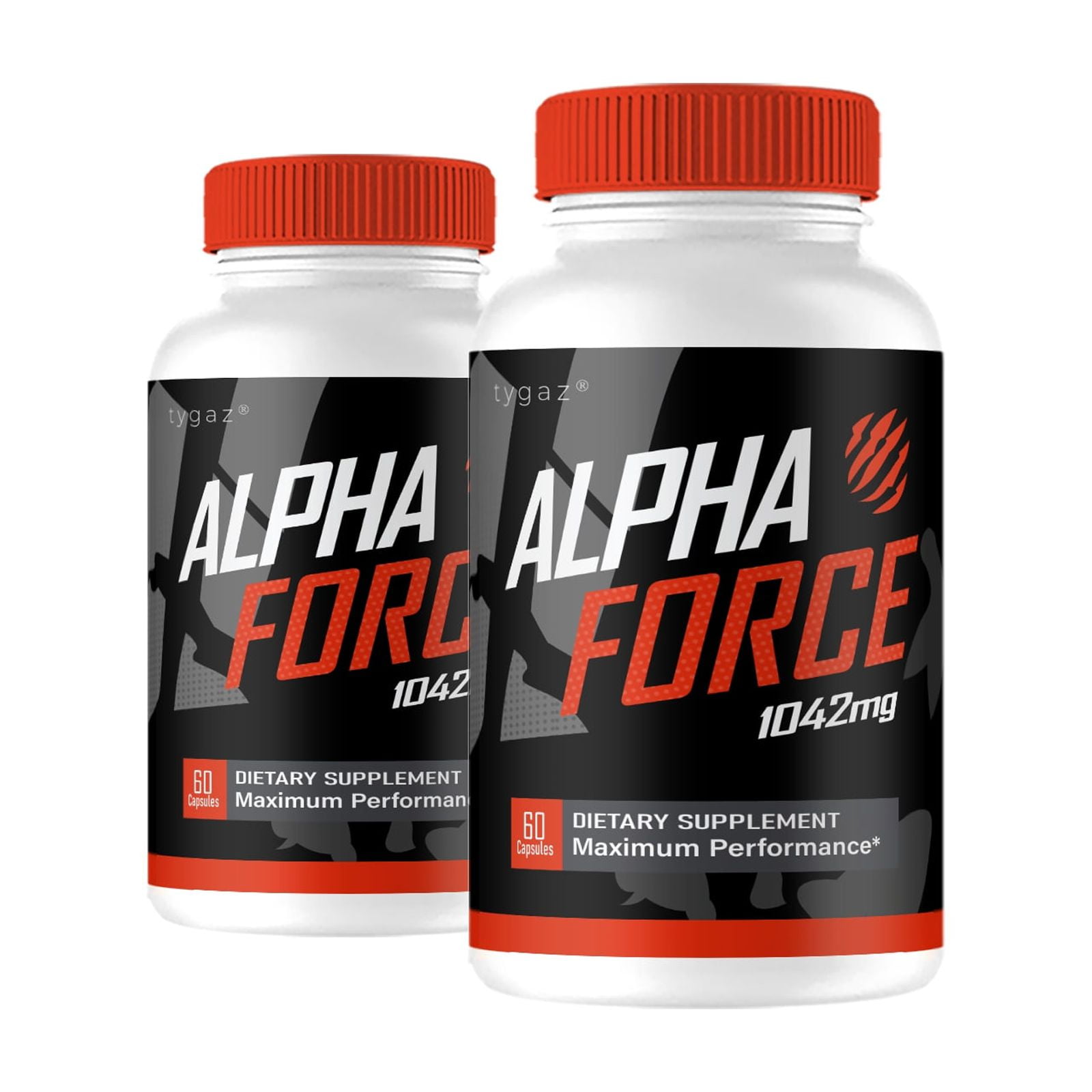 (2 Pack) AlphaForce - Alpha Force Mens Supplement - Walmart.com