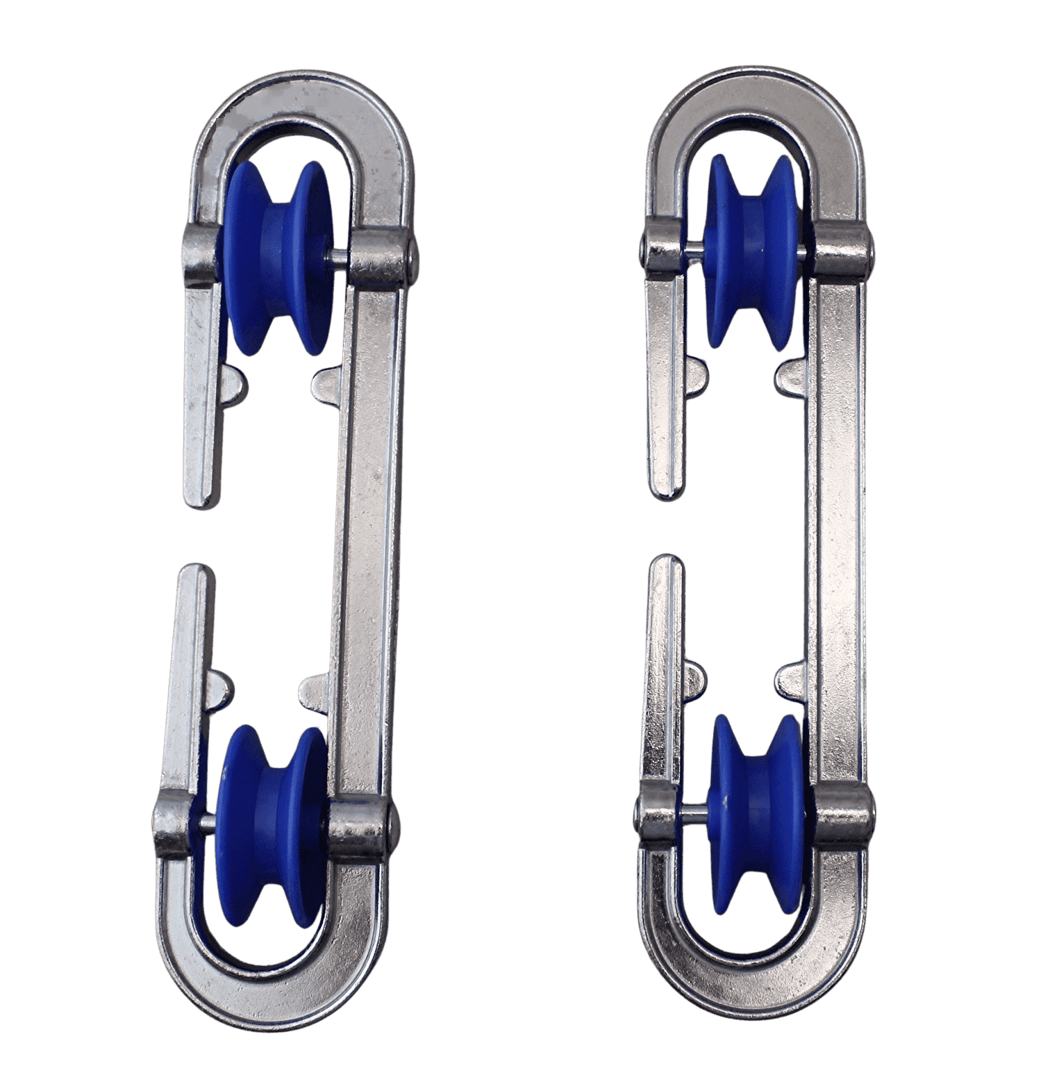 2 Pack Aluminum Clothesline Separator Spreader Pulley for Long ...