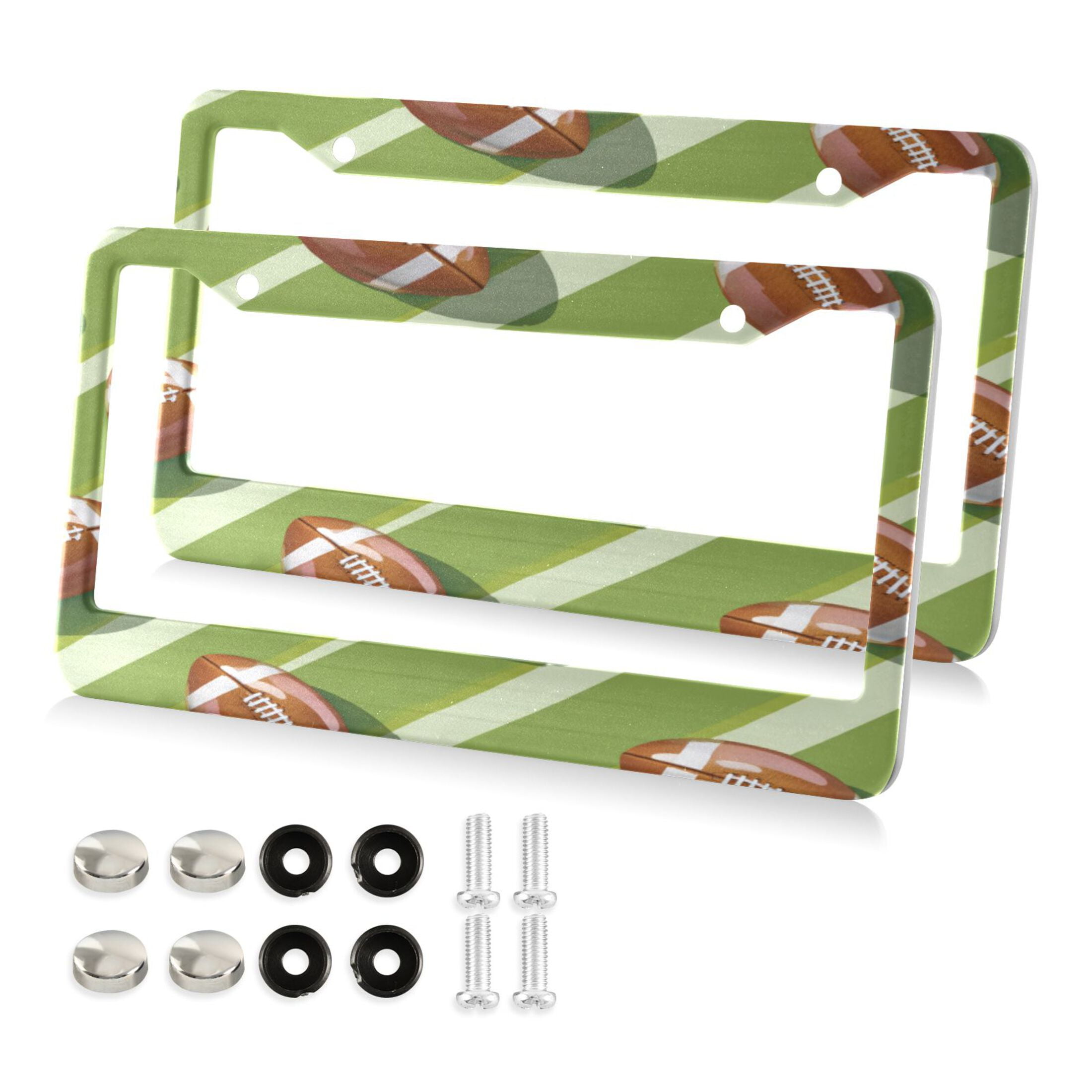 2-Pack Aluminum License Plate Frame with 2 Holes for GM License Plate ...