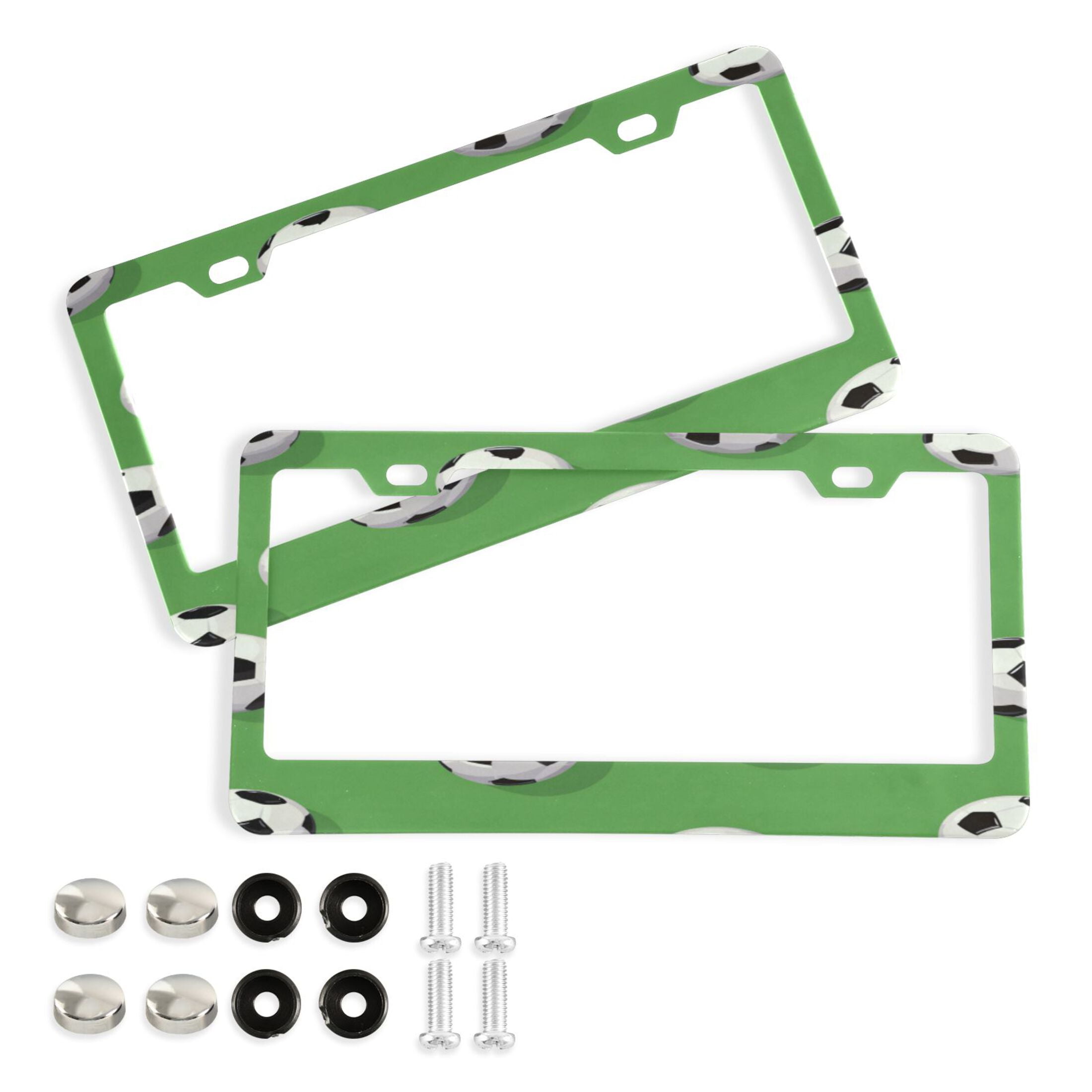 2-Pack Aluminum License Plate Frame with 2 Holes for GM License Plate ...