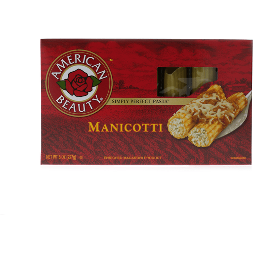 ( 2 Pack ) American Beauty Manicotti Pasta 8 Oz. Box - Walmart.com