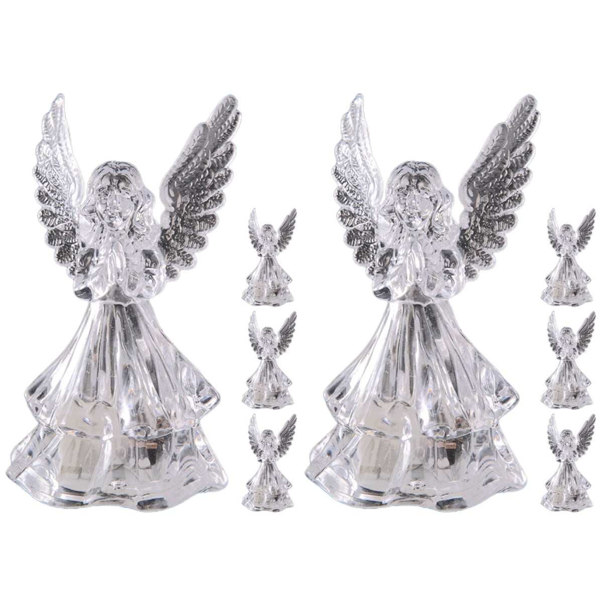 2 Pack Angel Statue Light Ornaments Baby 10.00X5.00X3.00CM - Walmart.com