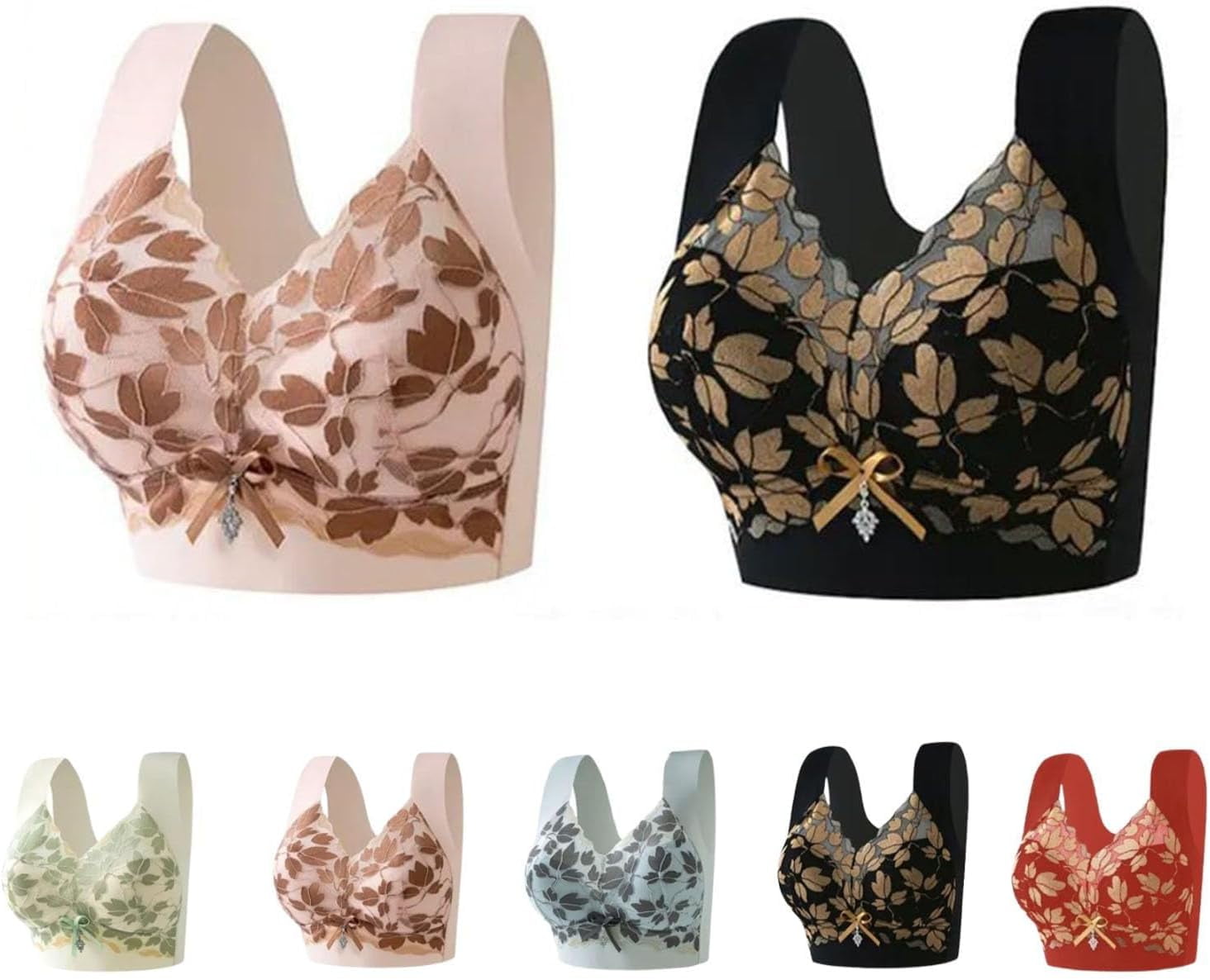 2 Pack Angelwear Bra Senobra - Versatile Comfy Lift & Flex Wireless Bra ...