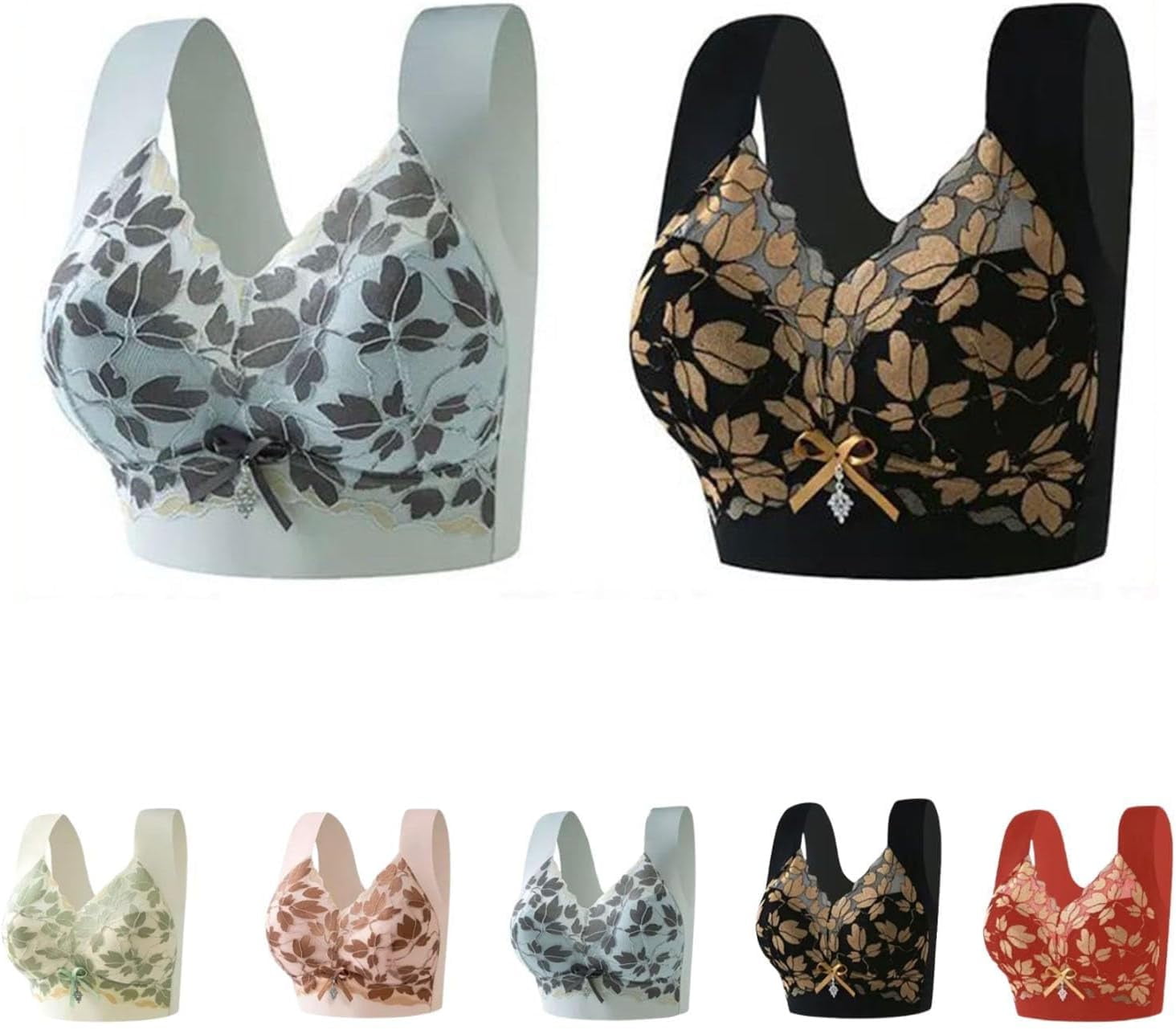 2 Pack Angelwear Bra Senobra - Versatile Comfy Lift & Flex Wireless Bra ...