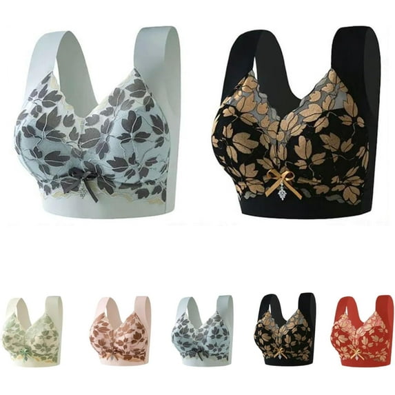 2 Pack Angelwear Bra Senobra - Versatile Comfy Lift & Flex Wireless Bra ...