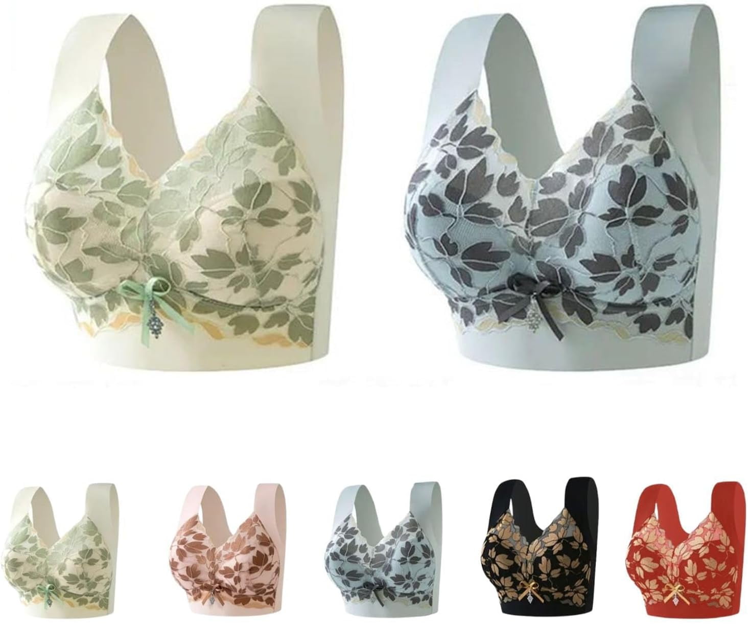 2 Pack Angelwear Bra Senobra - Versatile Comfy Lift & Flex Wireless Bra ...