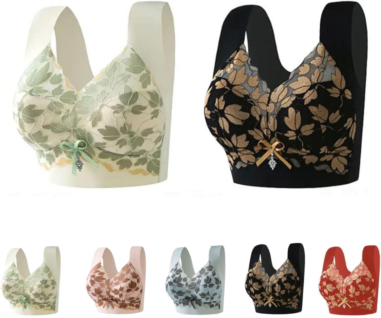 2 Pack Angelwear Bra Senobra - Versatile Comfy Lift & Flex Wireless Bra, Summer Comfort Lifting ...