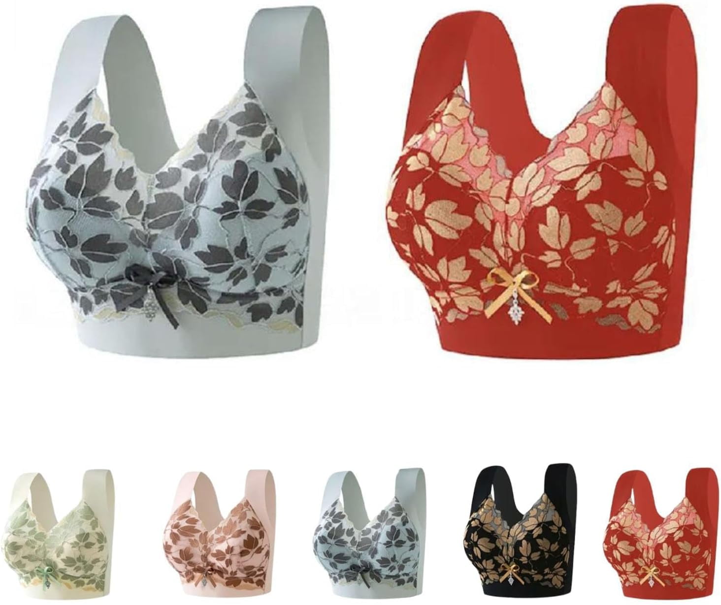 2 Pack Angelwear Bra Senobra - Versatile Comfy Lift & Flex Wireless Bra ...