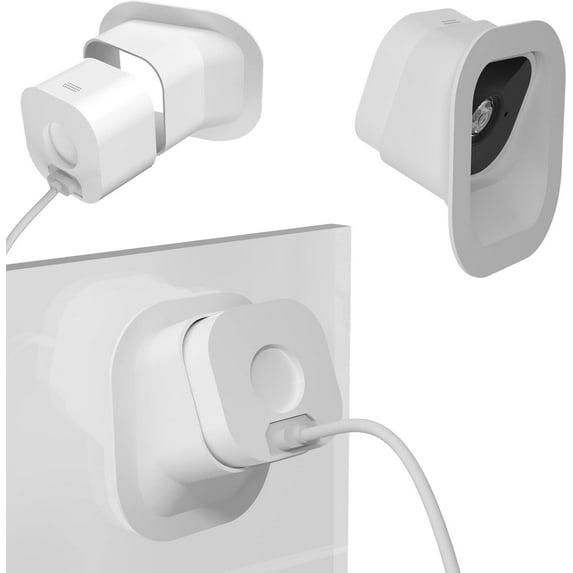 2 Pack Angled Window Mount Bracket for Blink Mini, 20 Degrees Tilt (Up ...