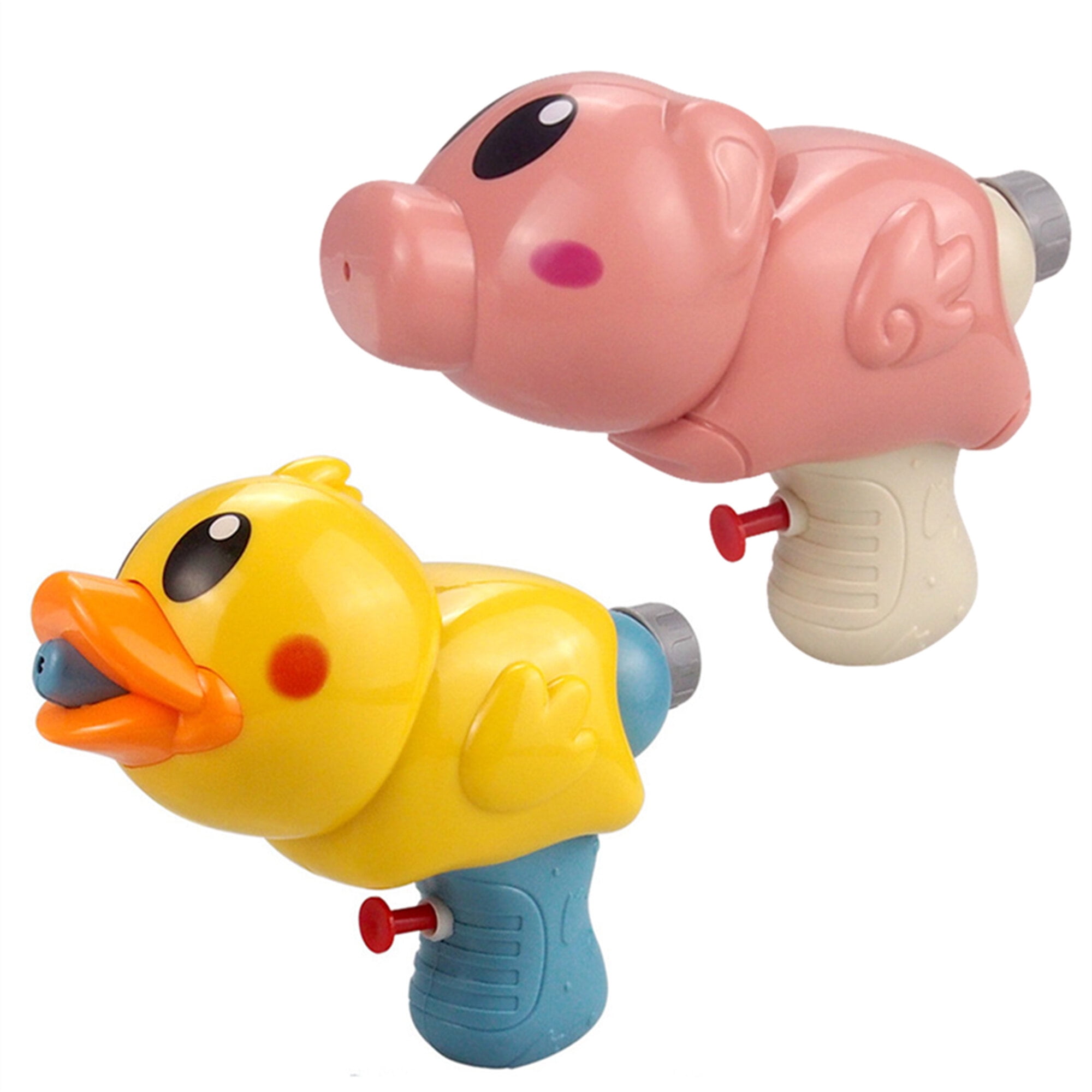 2 Pack Animal Water Gun Toy for Toddler Kids, Cute Duck Water Blaster ...