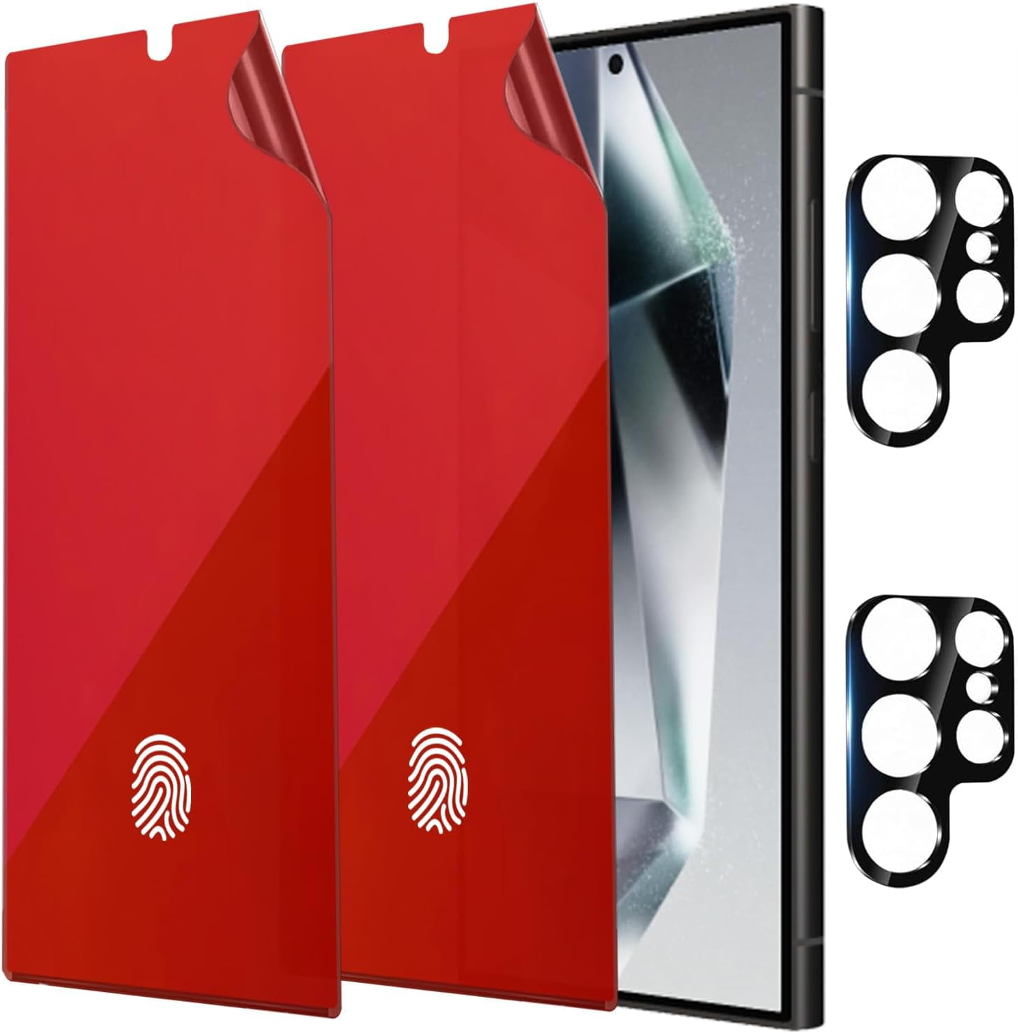 2 Pack Anti-Blue Privacy Screen Protector for Samsung Galaxy S24 Ultra ...