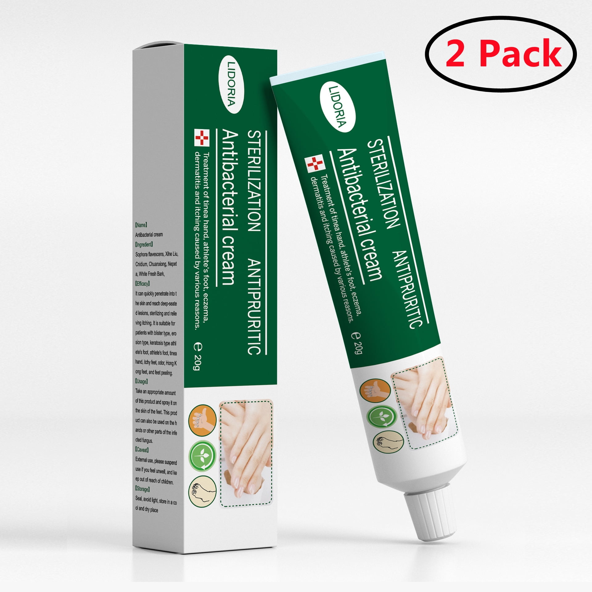 2 Pack Anti-Itch Cream for Redness, Swelling, Itching, Rash ...