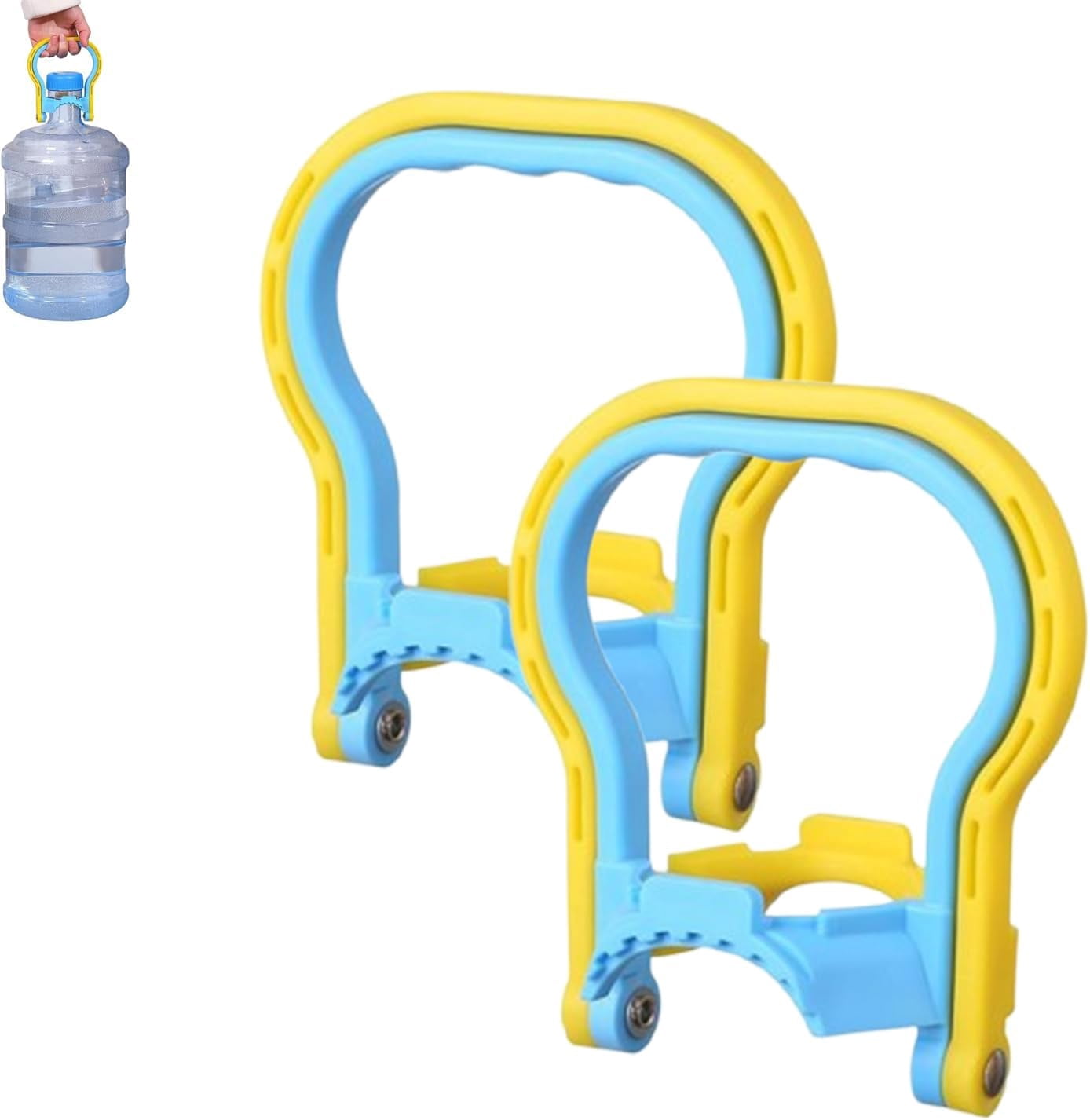 2-Pack Anti Slip Water Lifter, 5 Gallon Water Bottle Handle, Ergonomic ...