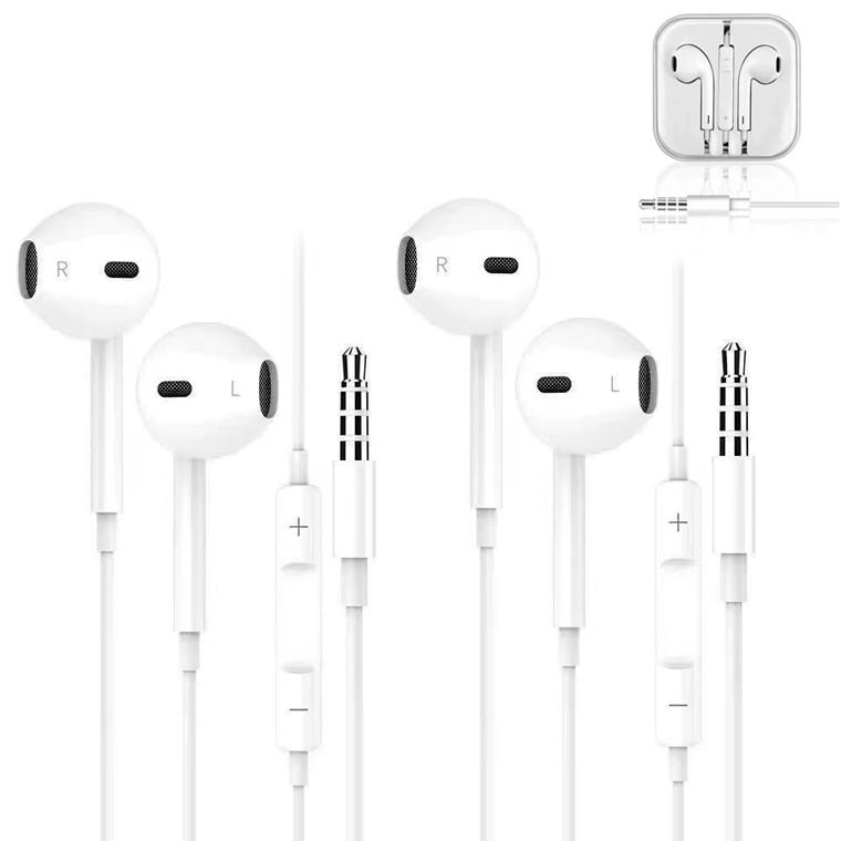 2 Pack For Apple Earbuds Earphones, 3.5mm Wired Headphones Noise ...