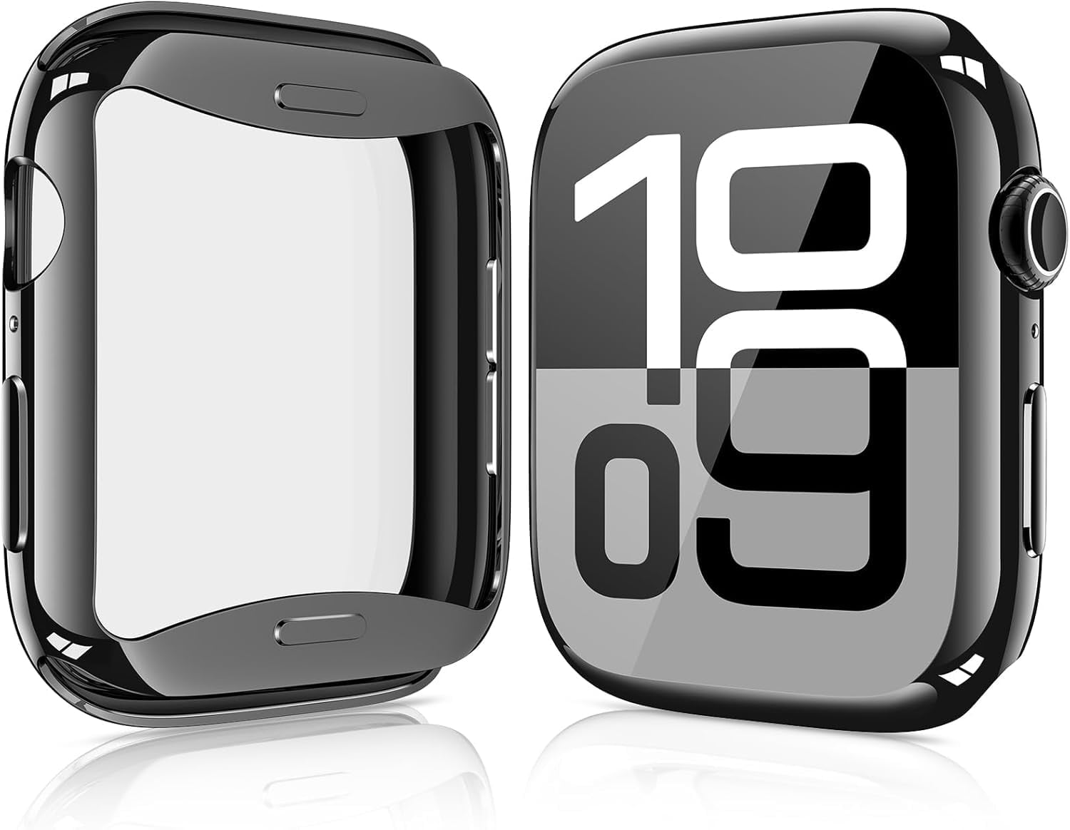 [2 Pack] for Apple Watch Case Series 10 (2024) 42mm, Full-Body Soft TPU ...