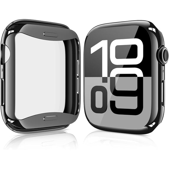 [2 Pack] for Apple Watch Case Series 10 (2024) 46mm, Full-Body Soft TPU ...