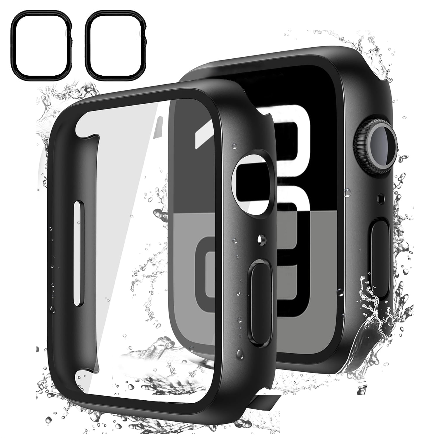 [2 Pack] for Apple Watch Series 10 [42mm] Waterproof Case, IC ICLOVER ...