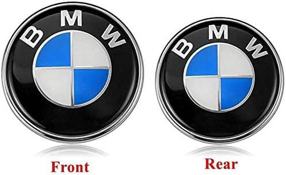 Tulip BMW Hood and Trunk Emblems Replacement, 82mm and 74mm Waterproof Badge Set - Walmart.com
