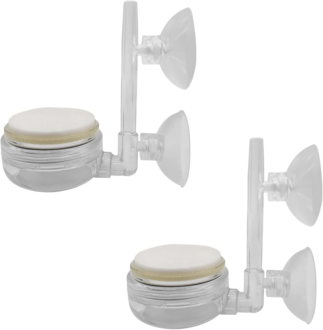 2-Pack Aquarium Air Bubbler Kit - Nano Bubble Stones with Control Valve ...