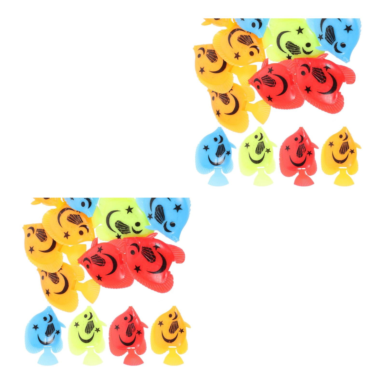 2 Pack Aquarium Fish Decor Tank Decorations Ocean Inflatable - Walmart.com