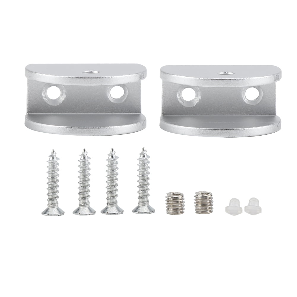 2-Pack Arc Bracket Window Fixing Clips Aluminum Glass Clamps for 10 ...