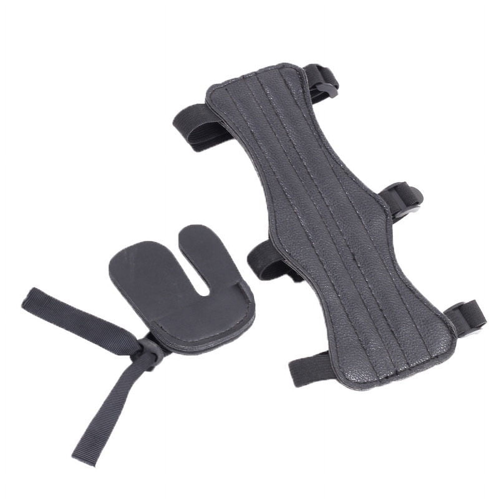 2 Pack Archery Arm Guards Leather Forearm Protector, Adjustable Bow ...